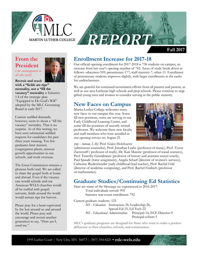 Public Relations – Martin Luther College